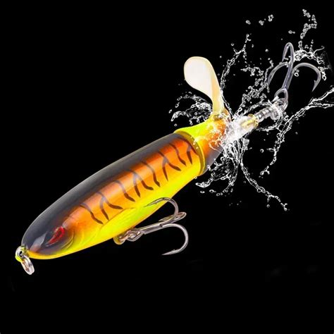 1 Adet 10cm 14cm Topwater Popper Bal K L K Lure Whopper Yapay Yem Sert