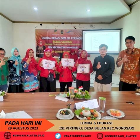 Cegah Stunting Dengan Kreasi Gizi Isi Piringku Kecamatan Wonosari