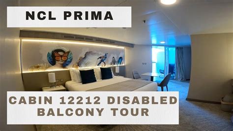 Norwegian Prima Cabin 12212 Wheelchair Accessible Balcony Tour