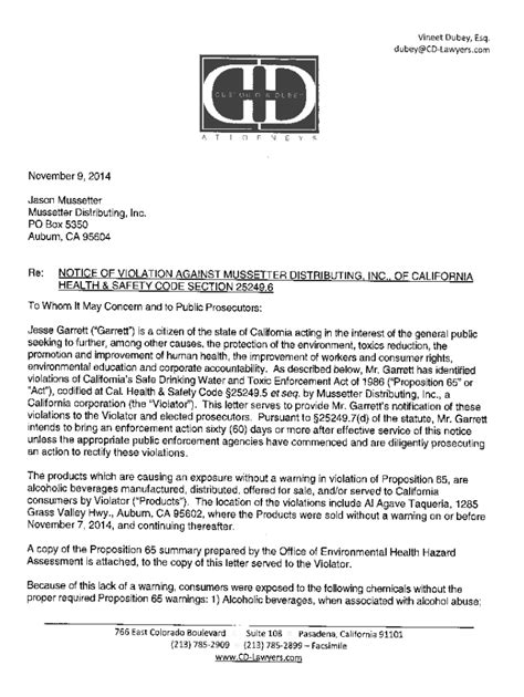 Fillable Online Oag Ca Oag Ca Gov Files Prop65A ITO R NE Y S Jason