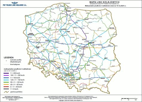 Maps PKP Polskie Linie Kolejowe S A
