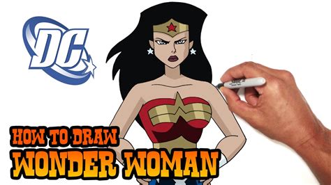 How To Draw Wonder Woman DC Comics YouTube