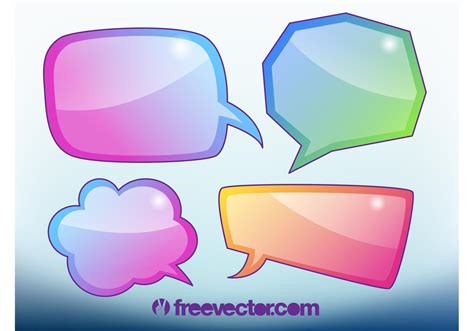 Burbujas de texto Descargue Gráficos y Vectores Gratis