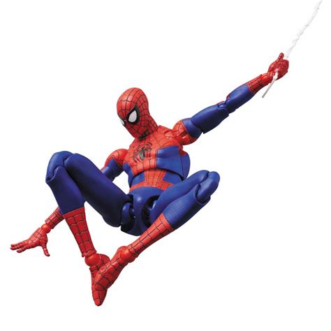 Spider Man Peter B Parker Mafex Action Figure At Mighty Ape