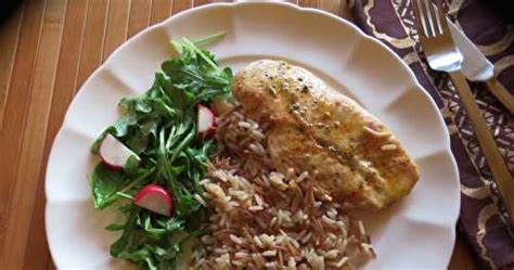 Escalopes De Poulet Bbq Vinaigrette Au Citron De La Cuisine De