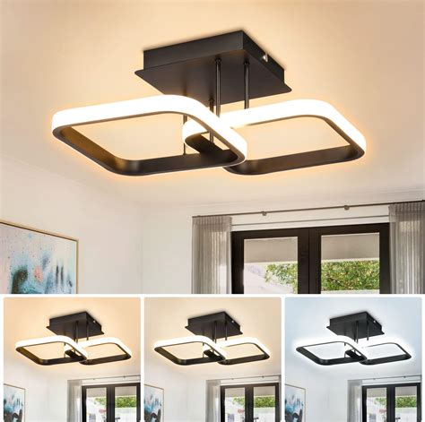 Lámpara de techo LED moderna Lámpara de techo regulable con control