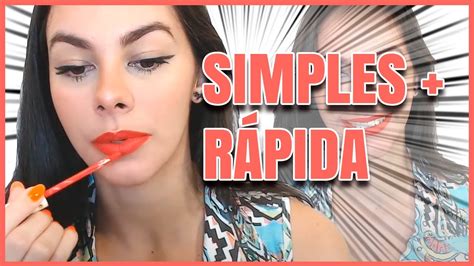 Como Fazer Uma Maquiagem Simples E Bonita Elisa Miranda Youtube