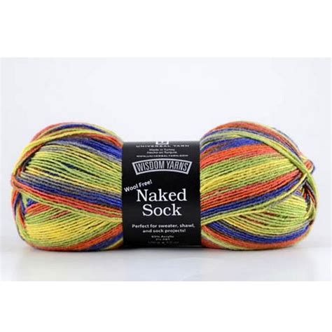 Wisdom Naked Sock Yarn Wool Free And Vibrant Colors