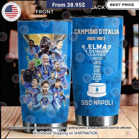 NEW SSC Napoli Campione D Italia Tumblers Shirtnation Shop Trending