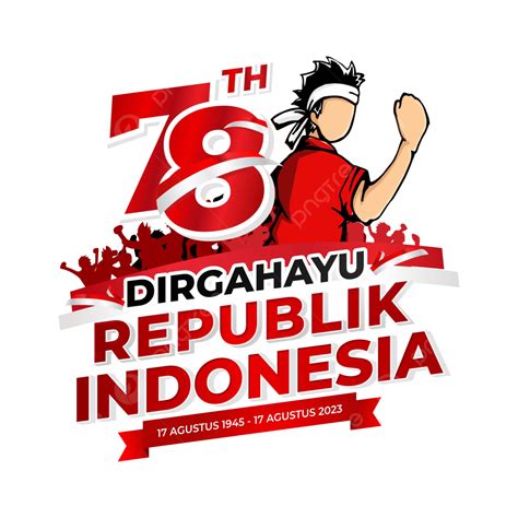 Greeting Card Of Hut Ri 78 Indonesian Independence Day 17 August 2023