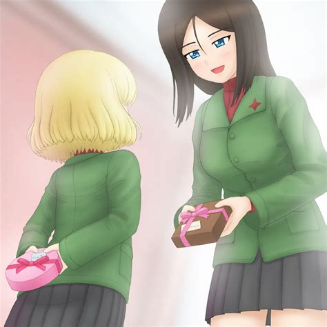 Katyusha And Nonna Girls Und Panzer Drawn By Pravda Ueno Danbooru