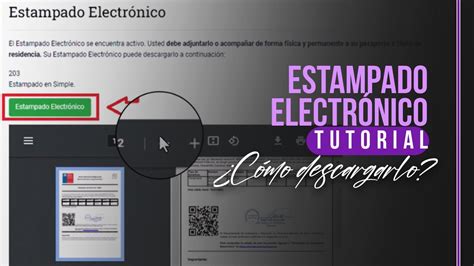 Cómo DESCARGAR el ESTAMPADO ELECTRÓNICO YouTube