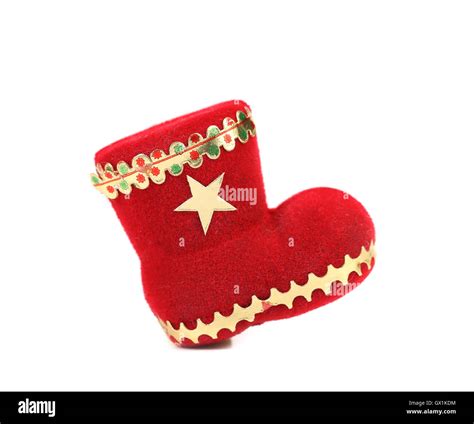 Red Felt Christmas Stocking Stock Photo Alamy