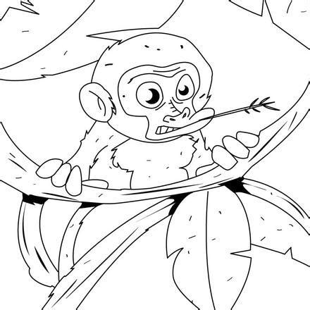 Mono Dibujos Para Colorear Videos Y Tutoriales Dibujo Para Ni Os