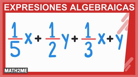 Reducción de términos semejantes con fracciones Ejercicios YouTube