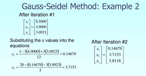 descubre el increíble método de gauss seidel para resolver ecuaciones de forma rápida y