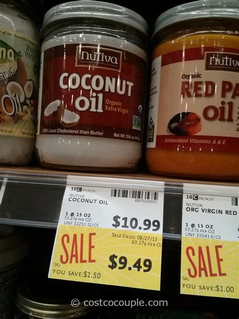 Nutiva Organic Extra Virgin Coconut Oil Costco Vs Whole Foods