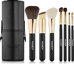 MAKEUP Набор кистей для макияжа в тубусе черный 7шт купить по