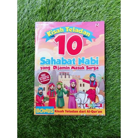 Jual KISAH TELADAN 10 SAHABAT NABI Yang DIJAMIN MASUK SURGA Bonus