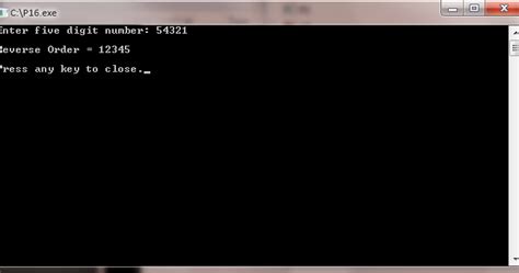 if a five digit number is input through the keyboard write a program to print the digits of
