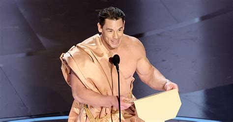 John Cena Strips Naked For Hilarious Skit At Oscars Gala And Everyone