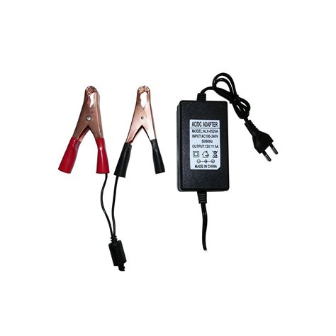 CARICABATTERIE PER BATTERIE AL PIOMBO AGM 12V 5A 12 VOLT 5 AMPERE CON PINZE