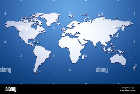 World map blank Banque de photographies et dimages à haute résolution