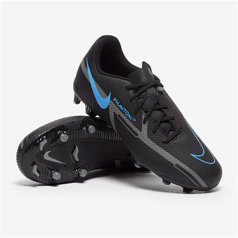 Nike Phantom GT II Academy FG MG para niños Negro Negro Gris hierro