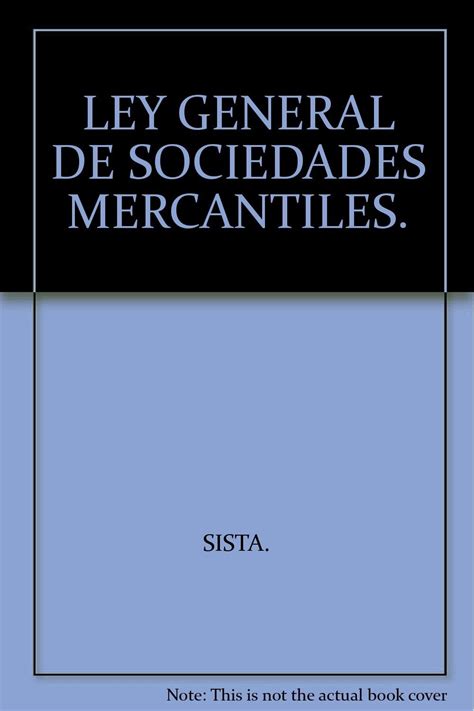 Descargar Ley General De Sociedades Mercantiles
