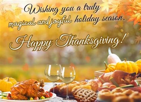 Joyful And Magical Thanksgiving Free Happy Thanksgiving ECards 123
