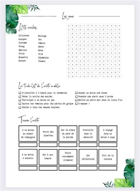 Gazette des mariés Journal de mariage Mariage geek Idée jeux mariage