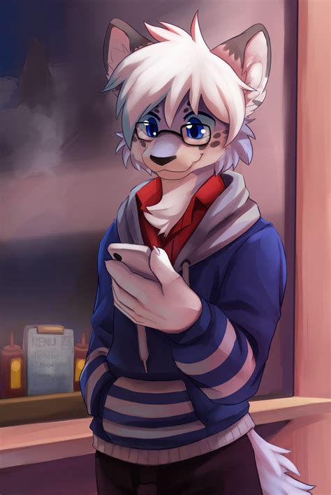 The Big Imageboard Tbib Anthro Black Nose Blue Body Blue Clothing Blue Eyes Blue Fur Blue