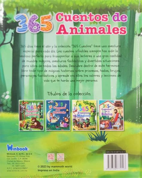 365 CUENTOS DE ANIMALES Editorial Winbook Cómpralo ya