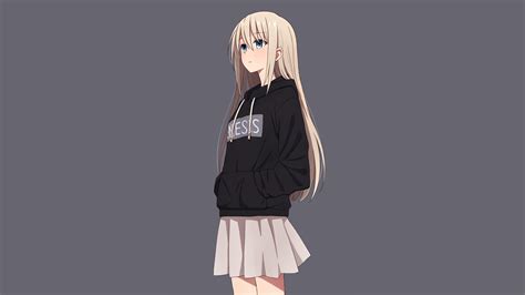 Anime Girl K Blonde Wallpapers Wallpaper Cave
