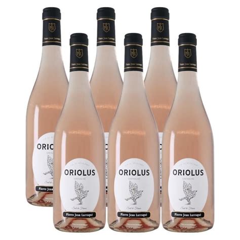 Oriolus grenache Rosé 2021 Pays d Oc Vin Rosé Carton de 6