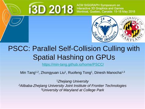 pdf pscc parallel self collision culling with spatial hashing · gpu gems 3 chapter 32
