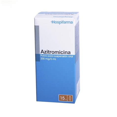 Azitromicina 200 mg 5 mL Suspensión Oral 15 mL Cruz Verde