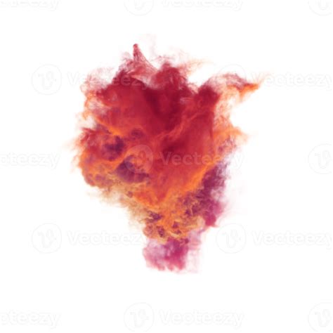 Efecto De Humo Rojo Realista 12629304 PNG
