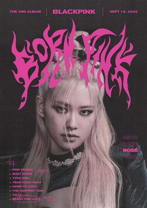 BLACKPINK Born Pink Poster Design Behance