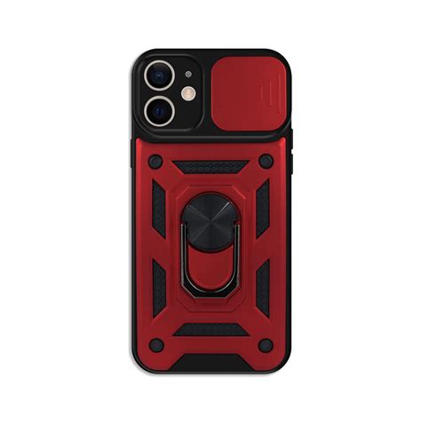 Capa iPhone 12 Câmara Armor Anel Vermelho Copertini