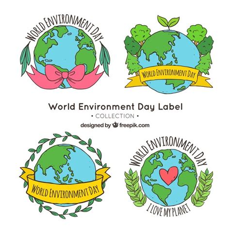 Dia Mundial Del Medio Ambiente Dibujos Animados Mundo Medio Ambiente