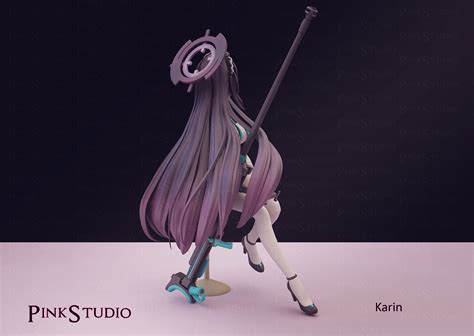 Blue Archive Karin 3D Model 3D Printable CGTrader