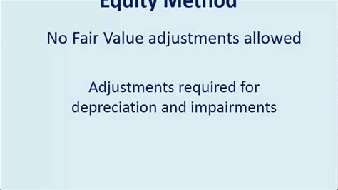 Equity Method Of Accounting Investments YouTube
