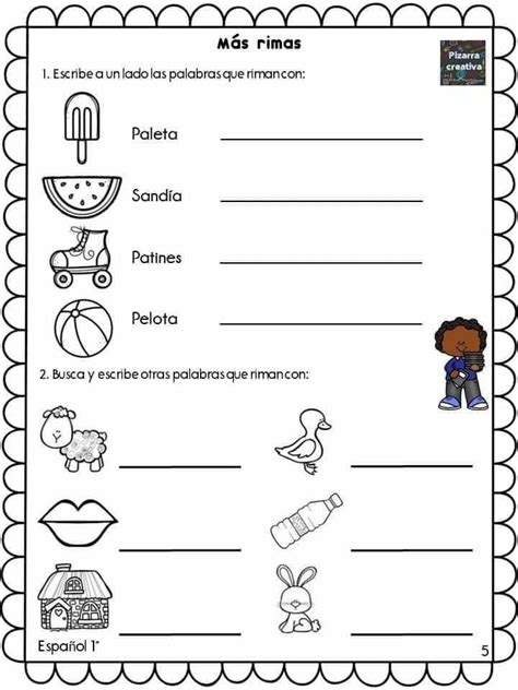 Ejercicio De La Rima En Pdf Online Artofit
