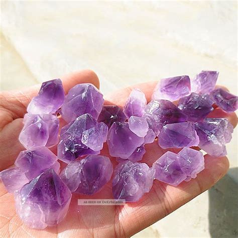 50g Natürliche Unregelmäßige Lila Amethyst Quarz Kristall Stein Dekor