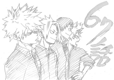 Bakugou Katsuki Kirishima Eijirou Kaminari Denki And Sero Hanta