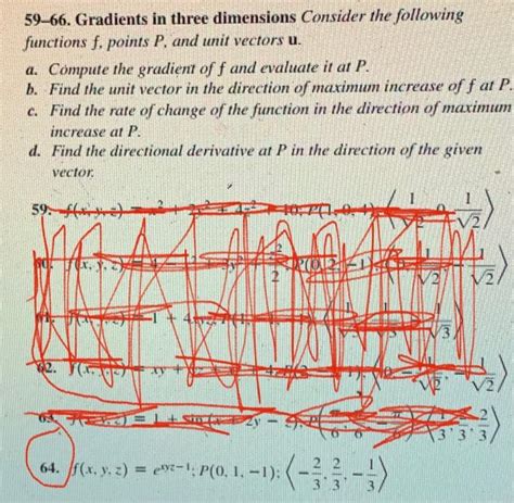 solved 59 66 gradients in three dimensions consider the