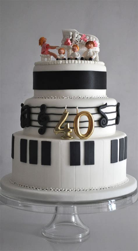 Piano Cake La Floreta By Lori Anne Skawinski Bolo Musical