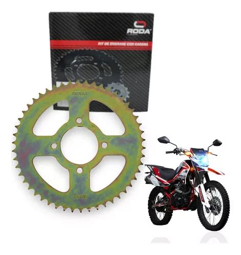 Engrane Sprock Trasero Para Vento Crossmax T Env O Gratis