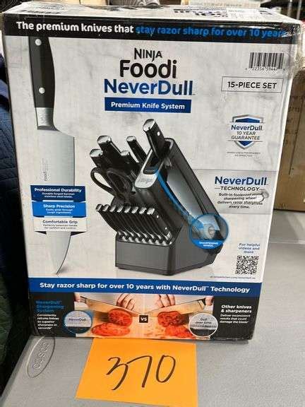 NINJA FOODI NEVER DULL KNIFE SET IN BOX Earl S Auction Company